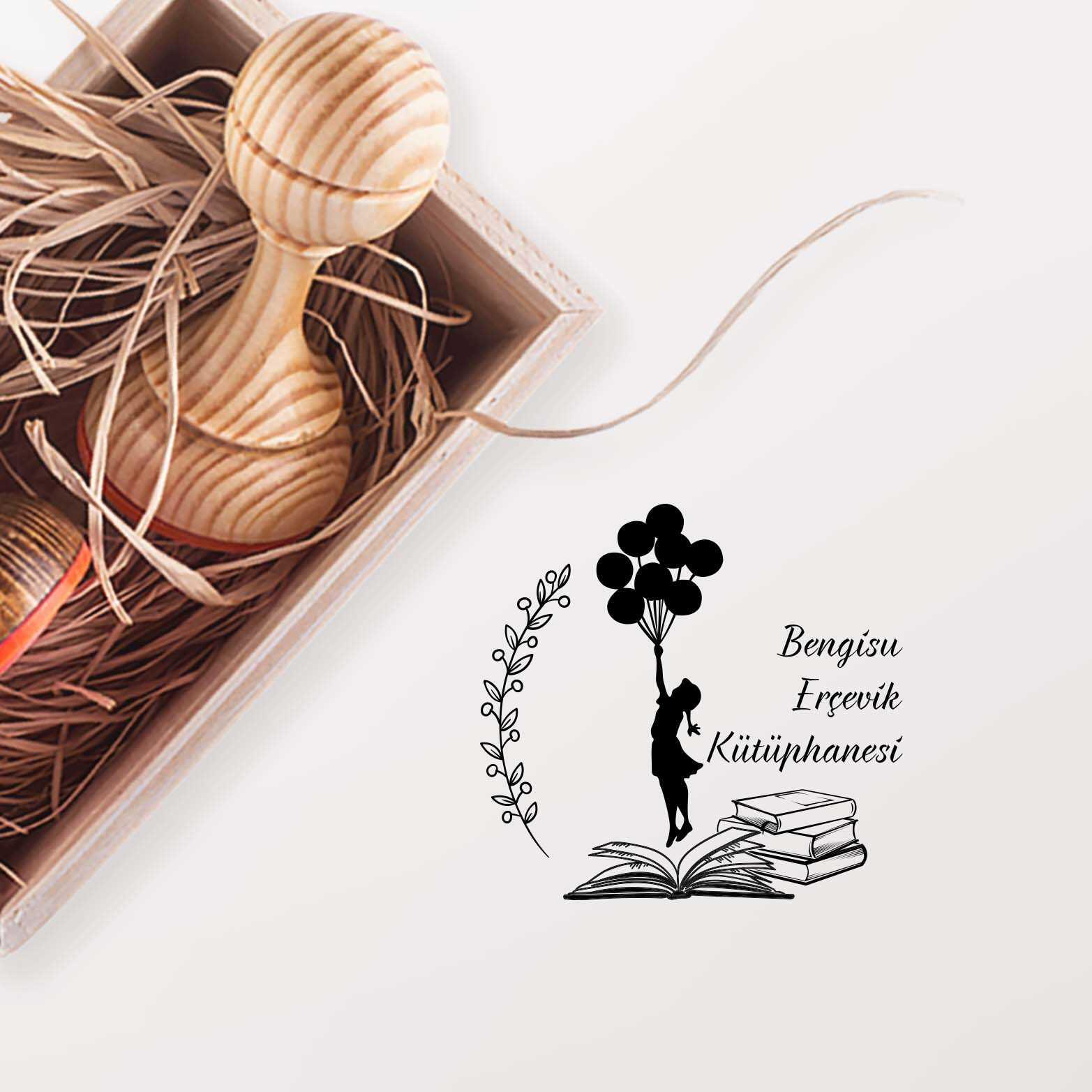 Balonlarla Uçan Kız Mührü Kitaplı Mühürler - – Mühürce